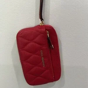 Vera Bradley | Bags | Vera Quilted Sophie Wristlet Tango Red Genuine ...